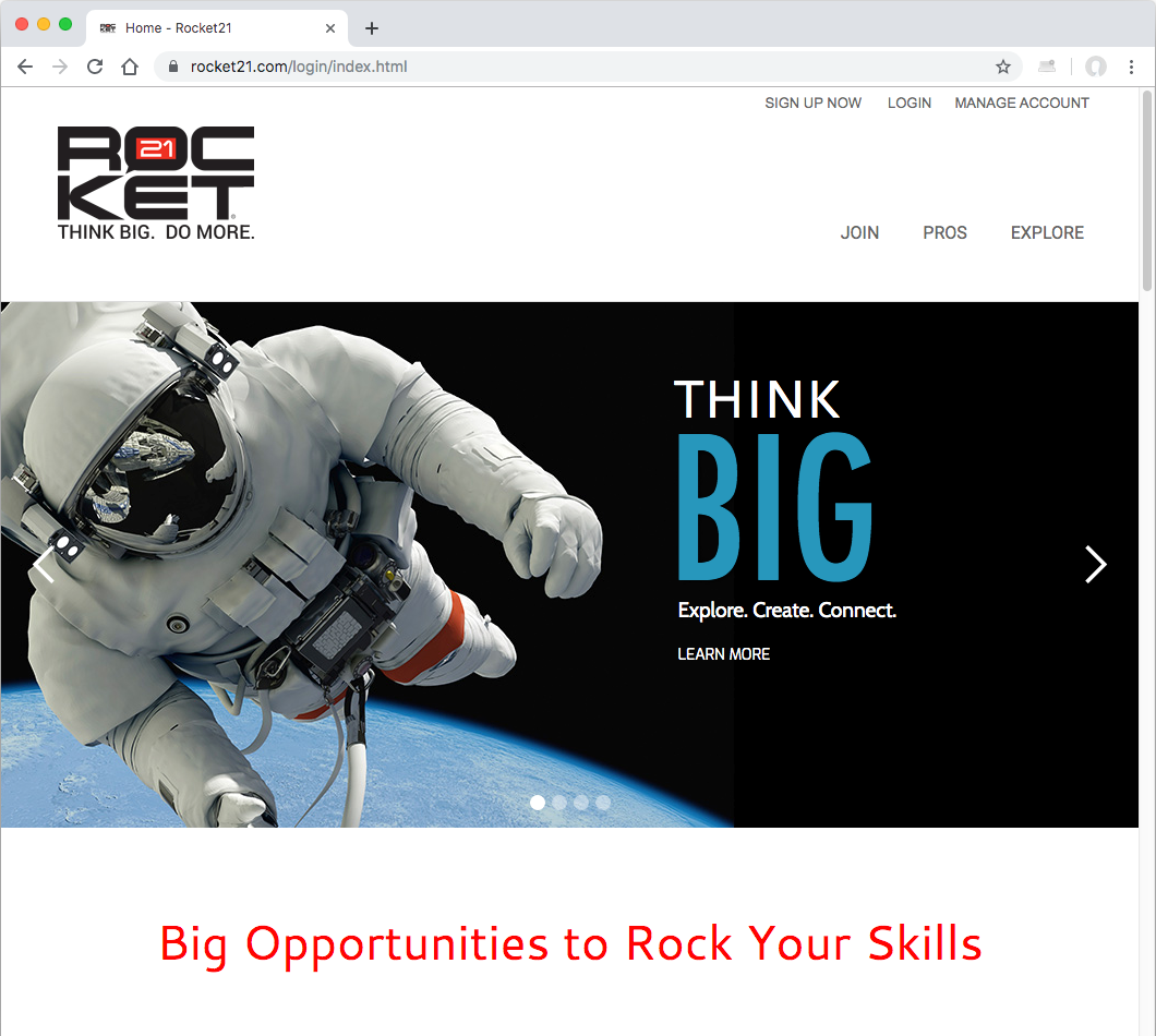 Rocket21 connects youth with professionals across a variety of ...